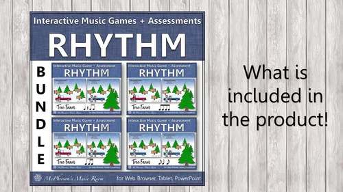 Christmas Music | Interactive Rhythm Games {Tree Farm Bundle} | TPT