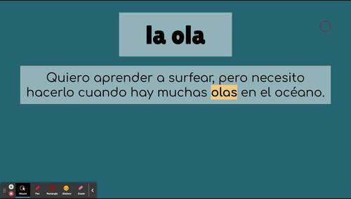 SECOND SEMESTER (January-June) Spanish Word of the Day/Palabra del Día ...