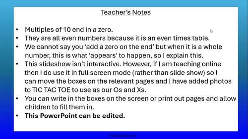 10 Times Tables PowerPoint - Multiplication and Division | TPT