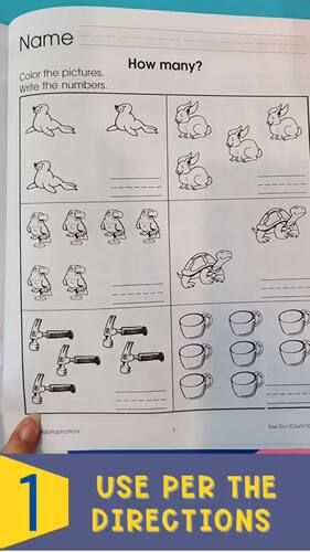 Counting to 30 Worksheets - Fun Step by Step Activities - Number Match ...