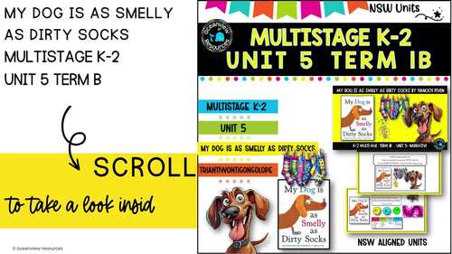 MY DOG SMELLS LIKE DIRTY SOCKS Multi-Stage K-2 Unit 5 comp B ENGLISH ...