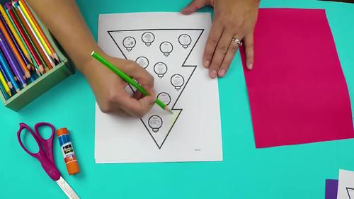 3D Christmas Tree Craft for Speech Therapy BUNDLE by The Dabbling Speechie