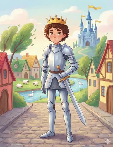 Noah, The Brave Prince Decodable Reader | CVC Words | Sight Words