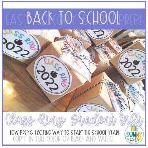 Back to School Student Gift | Class Ring | [EDITABLE] by The Sunny Side
