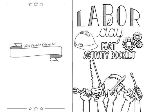 Printable Labor Day Fact Activity Booklet for Kids | Educational ...