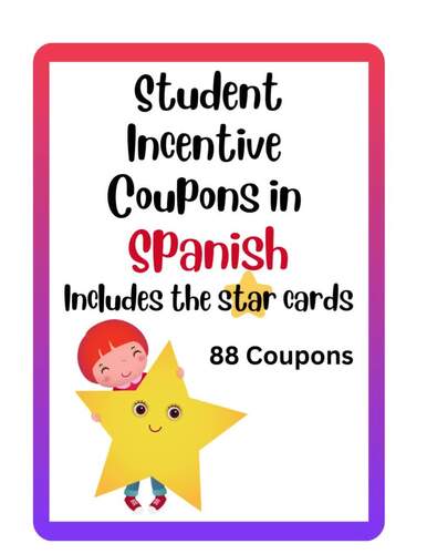 Spanish Incentive Coupons by Bilingo Books | TPT