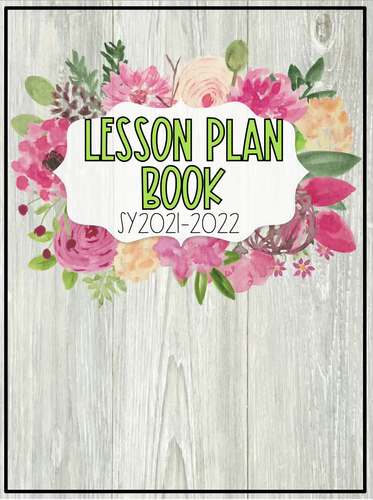 Teacher Planner | Pink Florals by Teaching in Paradise | TPT