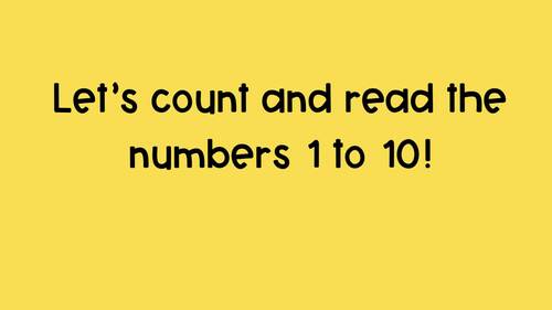 Numbers 1 to 10 - Count Favorite Animals - GOOGLE SLIDES + WORKSHEETS