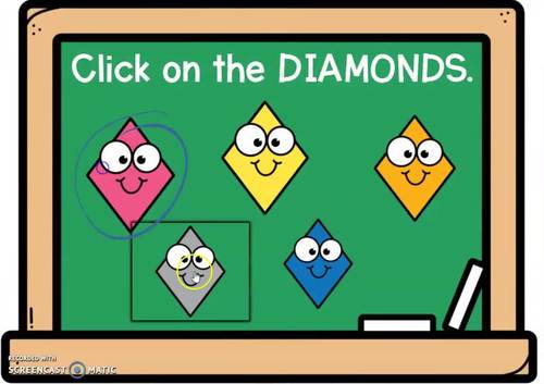 Diamond Shapes Boom Cards™ Distance Learning Math by Creating 4 ESL