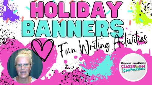 4th Grade Writing Prompts Pennants Banners Holiday Seasonal Bulletin Boards