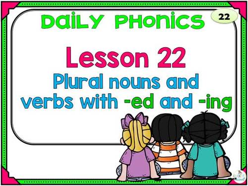 Phonics Daily PowerPoint for Third Grade, Unit 5 by Crockett's Classroom