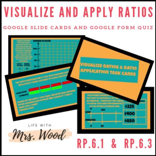 Ratio, Rate, and Percent Bundle - Google Slides and Self Grading Option