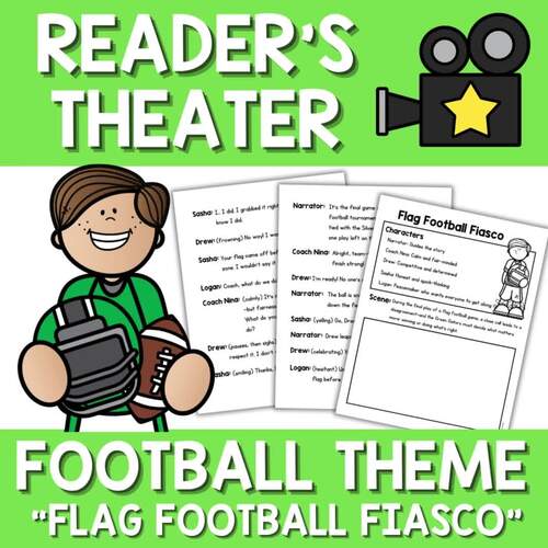 Football Readers Theater Activity | English Language Arts Fun Group ...