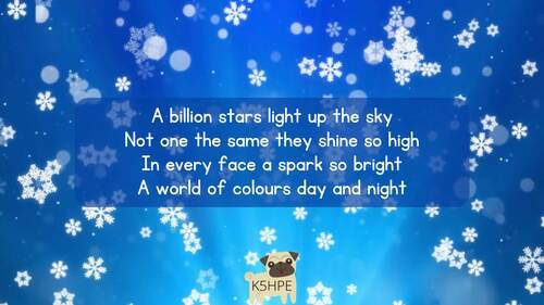 Music: We're Like Snowflakes Choir Song Classroom Songs Reading Lyrics ...