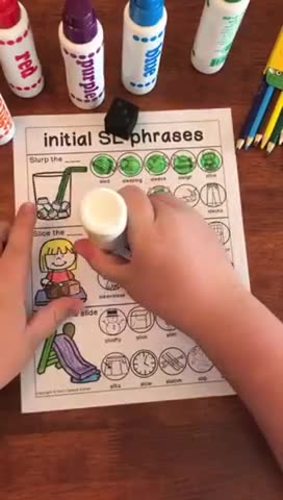 Articulation Phrases | Consonant Clusters | Speech Sound Activities