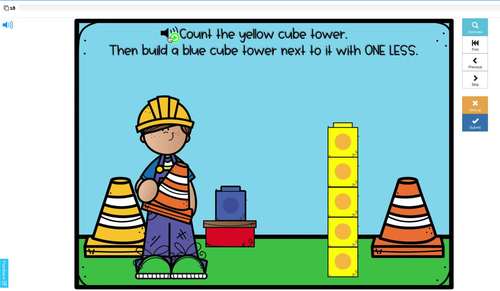 One Less / Distance Learning / Boom Cards™ by Freckled in Kinder