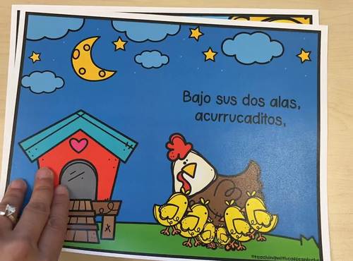 Los pollitos - Spanish Song for Kids by Teaching with Cafe con Leche