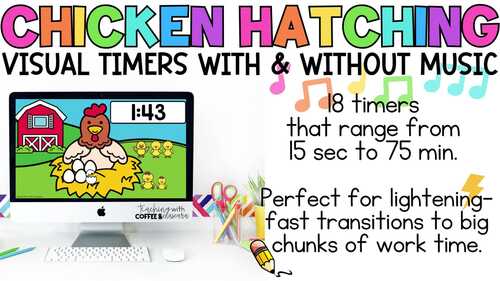 Visual Timers for Time Management - Chick Hatching Timer with Music ...