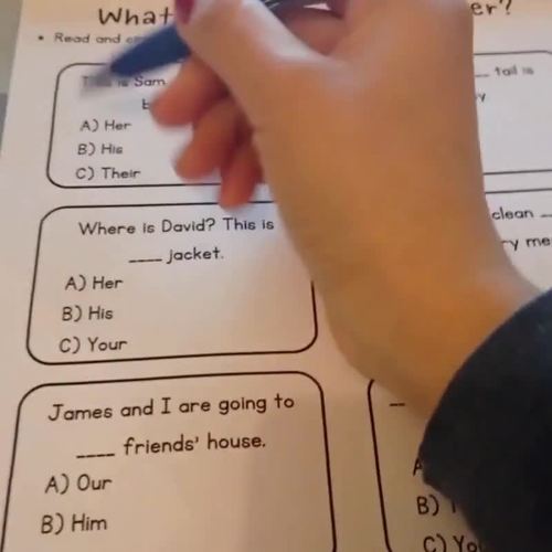 ESL Possessive Adjectives Worksheets by Miss Angy Rojas | TpT