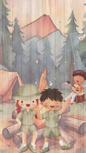 Camping Themed Story Props and Prompts for Summer Learning Through Play