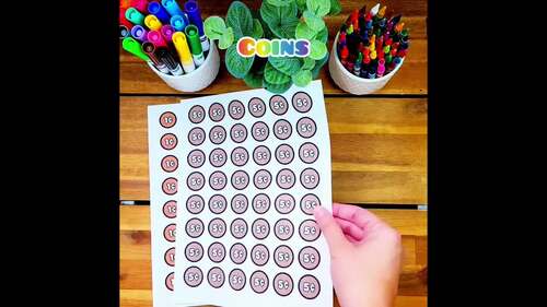 Back to School Bucks - Printable Money & Coins for a Classroom Economy