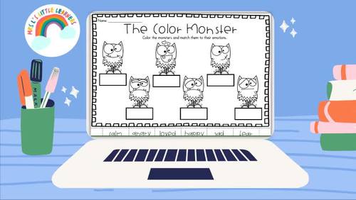 The Color Monster | The Colour Monster | Printable Book Companion ...