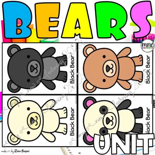 Bears Study Biology Unit Research Pack Natural Science by My New Learning