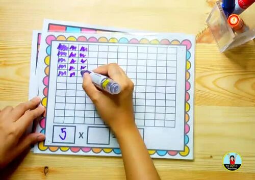 Multiplication Mats by The Joy in Teaching | TPT