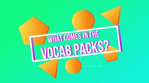 Science Vocabulary Pack for 7th Grade TEKS Taxonomy by Travis Terry