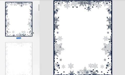 Snow Borders Pack | 20 Worksheet Designs for Winter | Create Worksheets