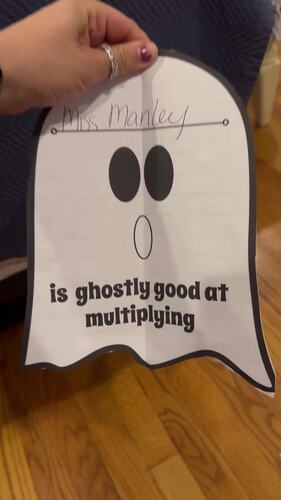 Subtraction Facts Ghost Crafitivity / Subtraction Fact Practice | TPT