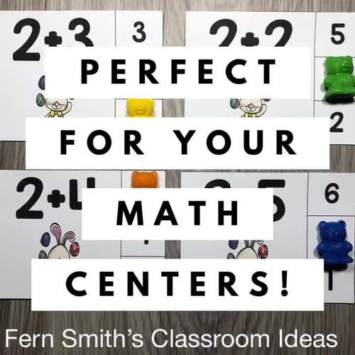 Addition Clip Cards Dollar Deal by Fern Smith's Classroom Ideas | TPT