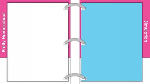 Editable and Printable Portfolio Binder Covers and Spines | Fairies Theme