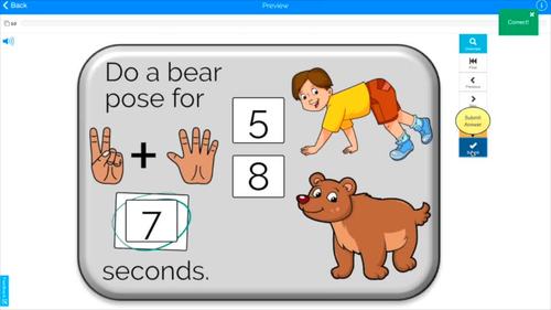 Kindergarten Math Center Boom Card Bundle: Counting & Cardinality