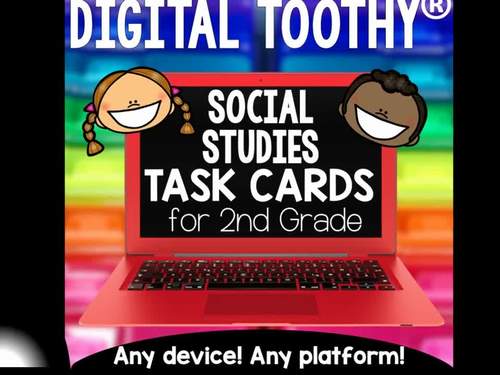 Holidays Around the World Digital Social Studies Toothy® Task Cards