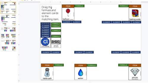Build A Molecule Game/Card Sort by BodenKelly Science | TPT