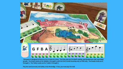 Troll Sight Reading Game/ Treble Clef/ Piano Version by TuneBugs Music