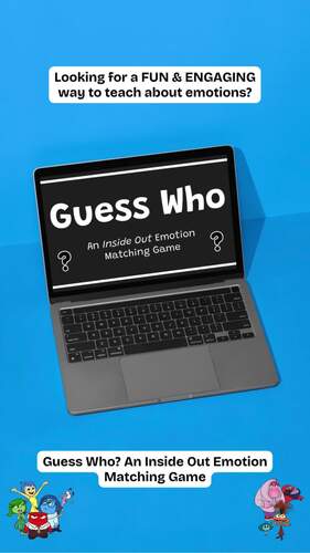 Guess Who? | An Inside Out Emotion Matching Game (Digital) | TPT