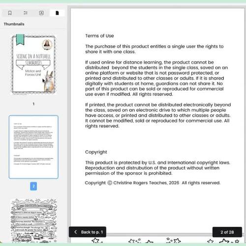 Summaries Assessment Forces Motion Magnets 3rd Grade NGSS Science in a ...