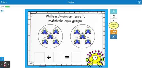 Division Equal Groups BOOM Cards™ | Division Activity | Division Practice