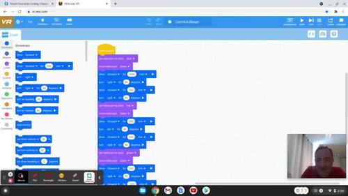 3D View on a VEX VR playground by Computer Programming Resources