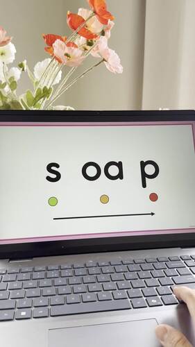 Long O Blending Slides, Phonics & Fluency - Vowel Teams & Long Vowel CVCe