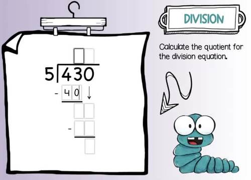 3 Digit by 1 Digit Long Division No Remainders Boom™ Cards by Think in ...