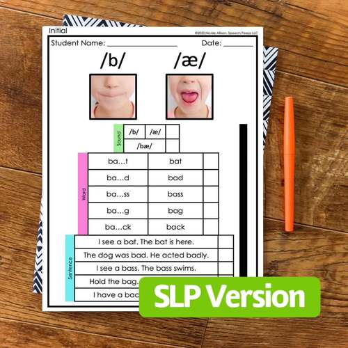 The B Sound Shaping Hierarchy Curriculum by Nicole Allison | TPT