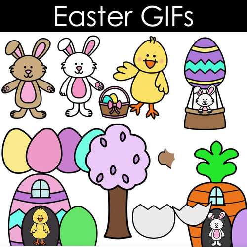 Easter GIFs - Animated Clipart - Animated Images - Easter Clipart