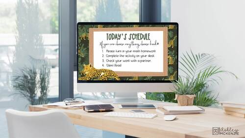 Modern Jungle Slides Templates | Distance Learning | for Google Slides