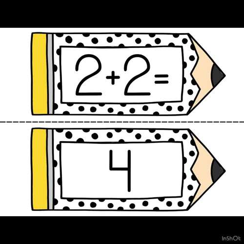 Kindergarten Fact Families 1-5 Math Practice Cards | Addition | TPT