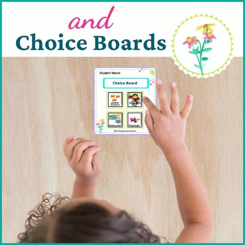 Flowers Token Board by The Responsive Educator | TPT