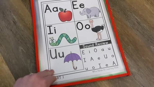 Phonics Reference Chart Book | Pre-K & Kindergarten by Fun Hands-on ...