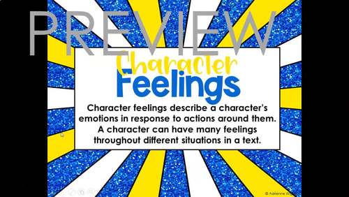 Character Feelings PPT & Google Classroom - Distance Learning | TPT